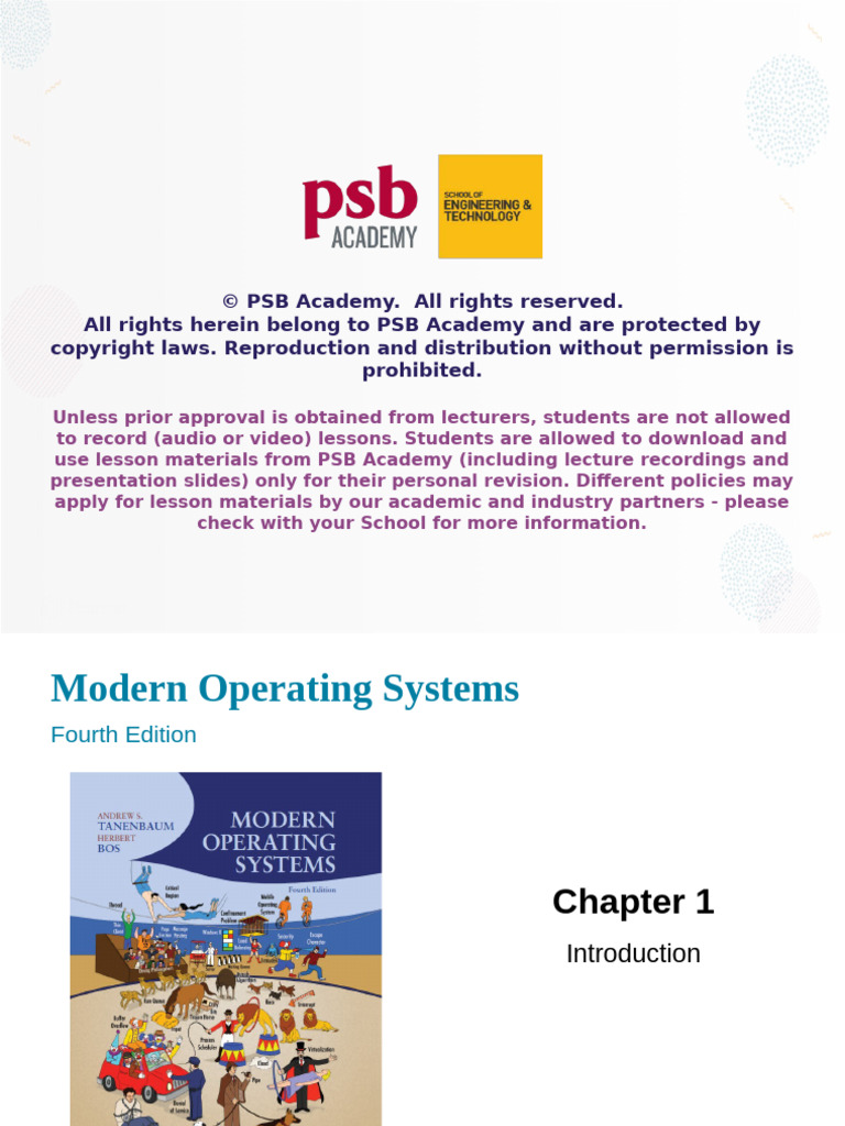 Chapter01 Introduction | PDF | Operating System | Central Processing Unit
