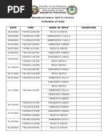 July 2022 Skeletal Workforce Schedule | PDF