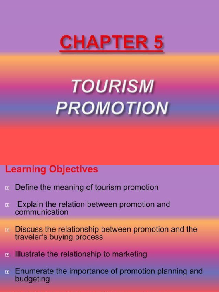 Effective Strategies for Tourism Promotion | PDF | Tourism | Brand