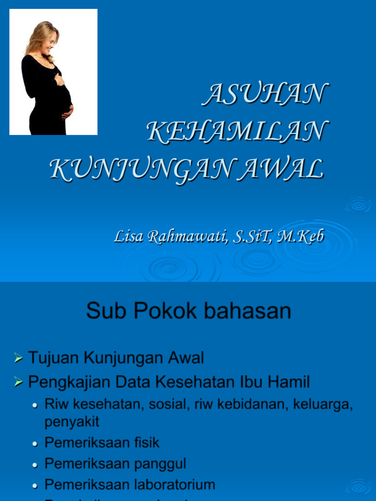 PRTM 9 Kunjungan Awal | PDF