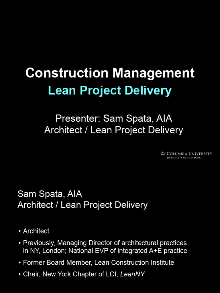 Lean Project Delivery in Construction | PDF | Building Information ...