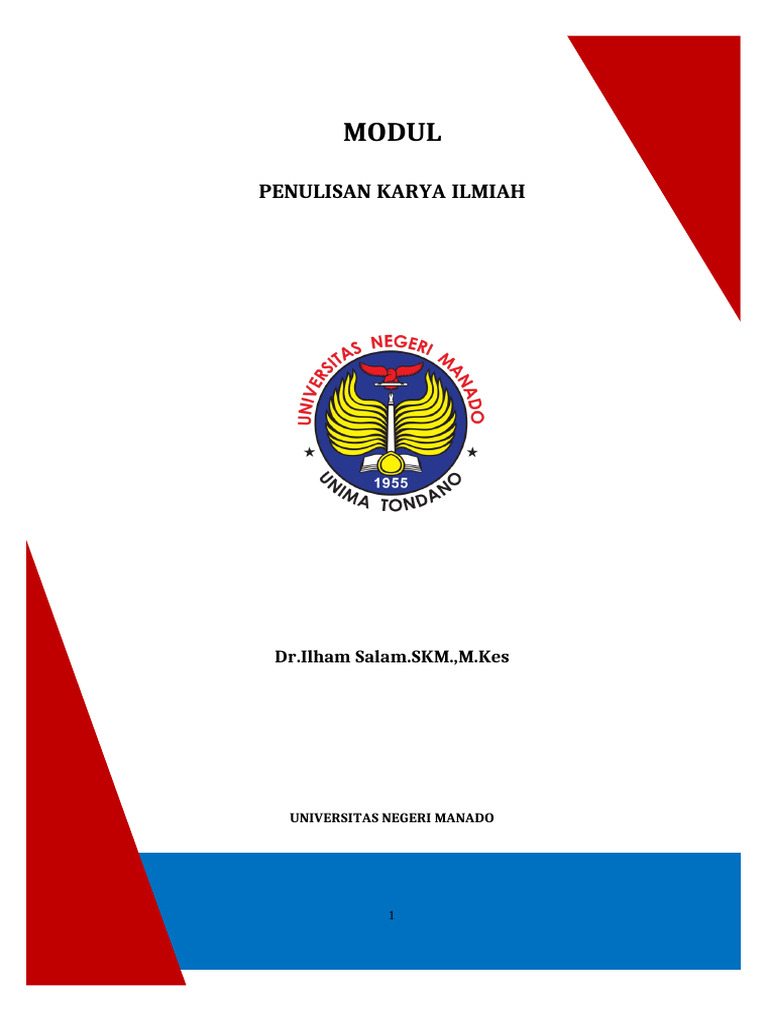 Modul Penulisan Karya Ilmiah | PDF