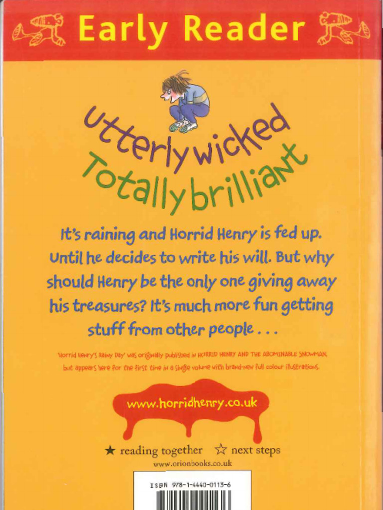Horrid Henry's Rainy Day | PDF