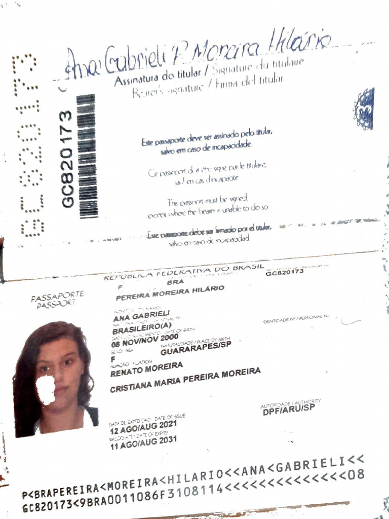 Passaporte Gabi | PDF