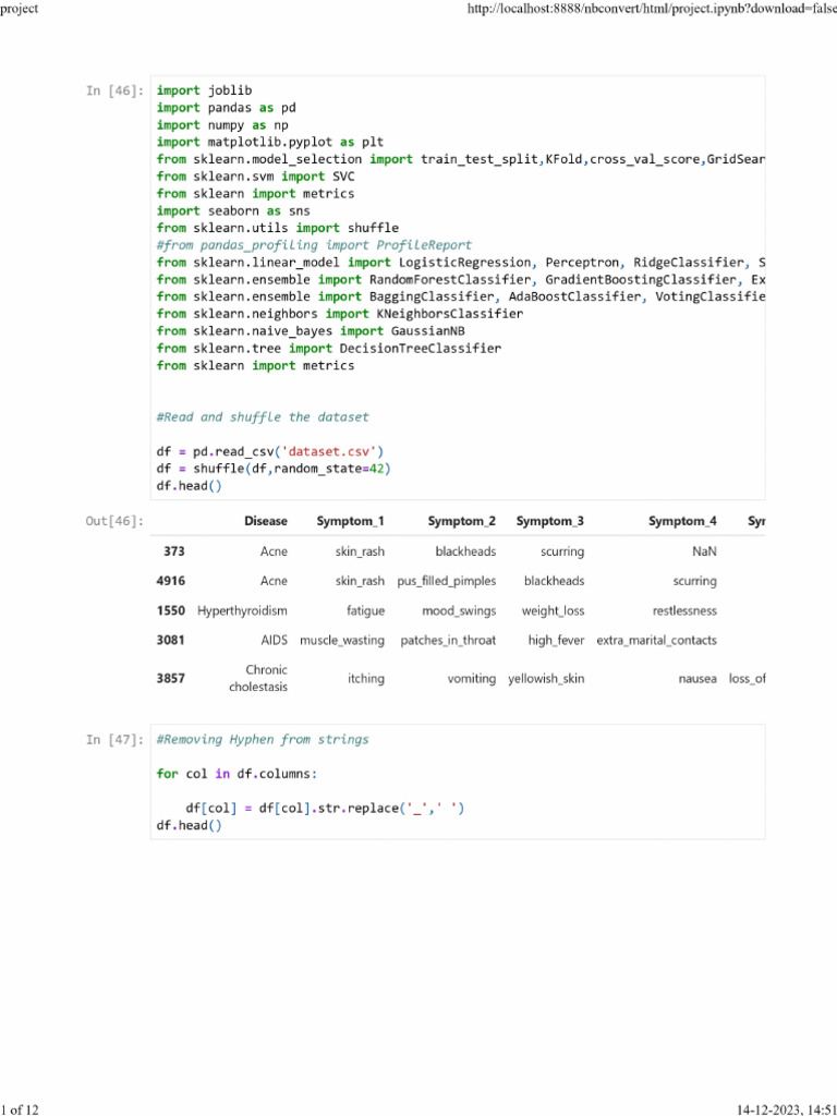 Project Source Code | PDF