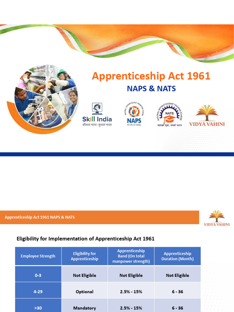 Naps & Nats Overview | PDF | Apprenticeship | Employment