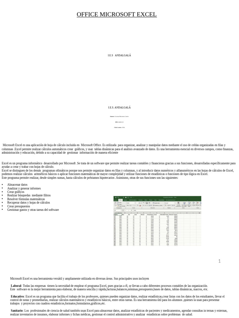 Guía Completa de Microsoft Excel | PDF | Microsoft Excel | Microsoft Windows