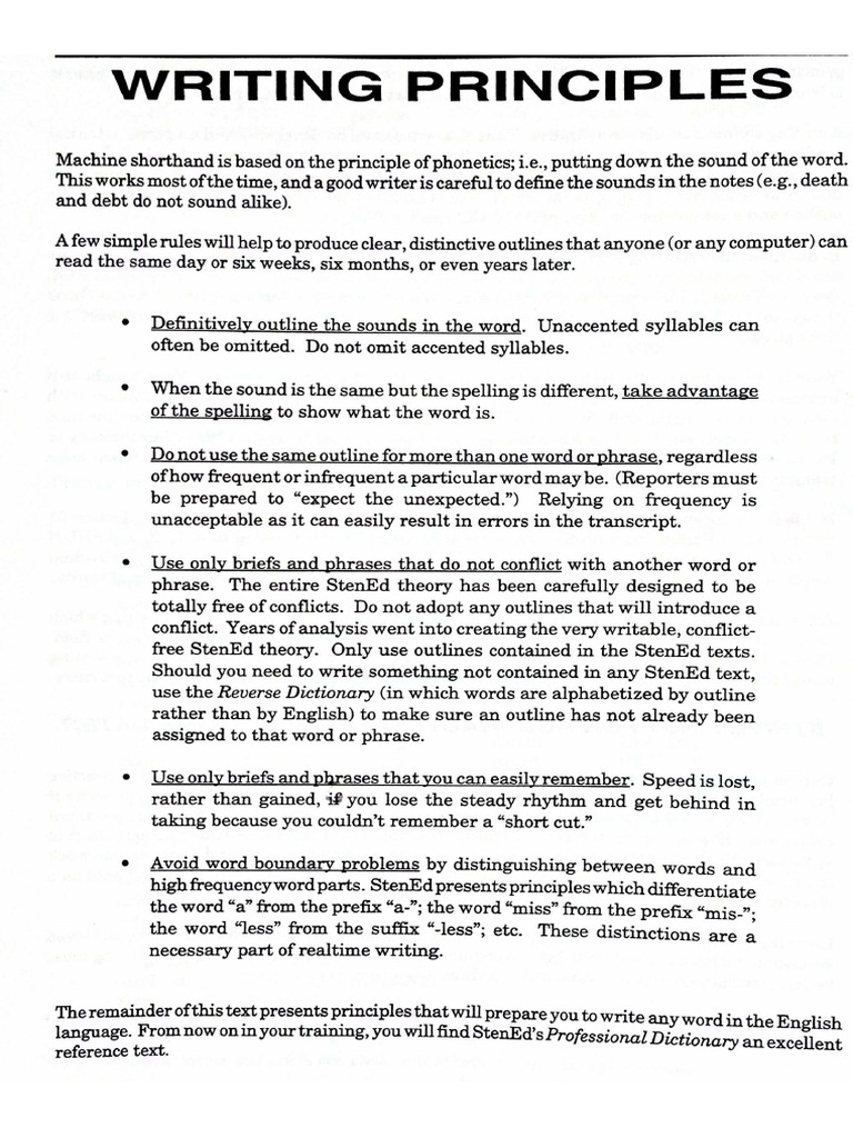 Lesson 5 Advance Writing Principles Part 1 | PDF