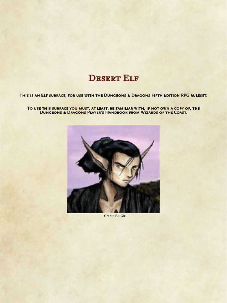 991003-Desert Elf | PDF