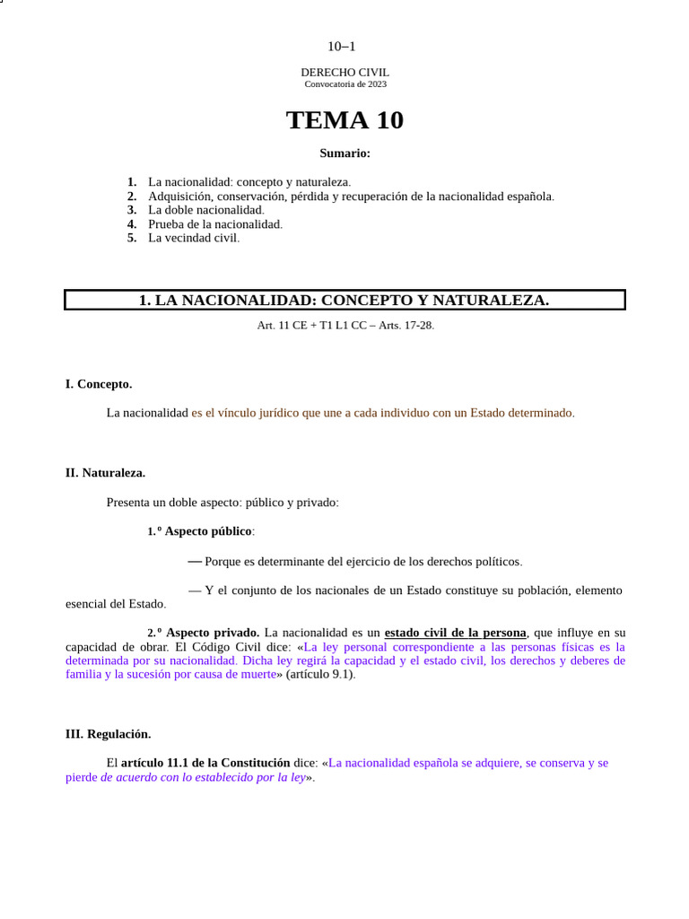 DC Tema 10 | PDF | Gobierno | Justicia