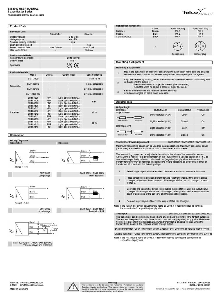 SM 3000 User Manual En | PDF | Bipolar Junction Transistor | Resistor