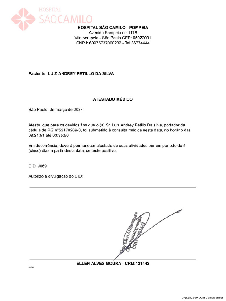 Atestado | PDF