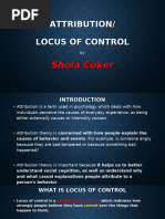 Locus of Control | PDF | Social Psychology | Psychological Concepts