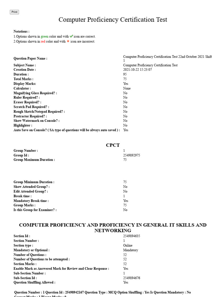 Computer Awareness GK (CPCT Exam) 3 | PDF | Internet Protocols | James Watson