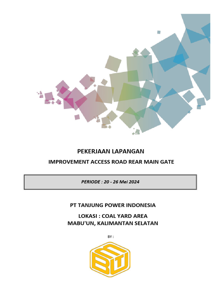 Laporan Progress Minggu Ke - 1 - Project Rear Main Gate | PDF | Secondary Sector Of The Economy ...