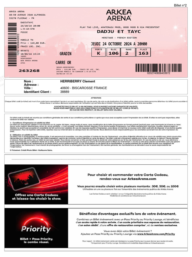 Billet OR VA 2 | PDF