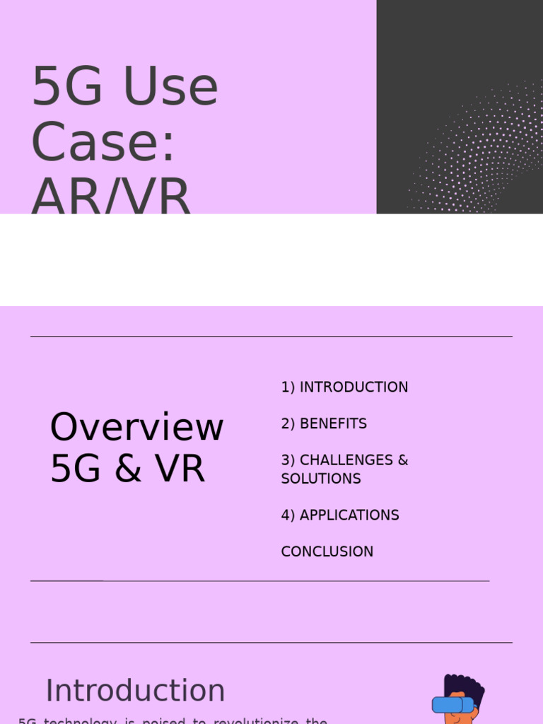 5G Use Cases in AR_VR | PDF | Virtual Reality | Augmented Reality