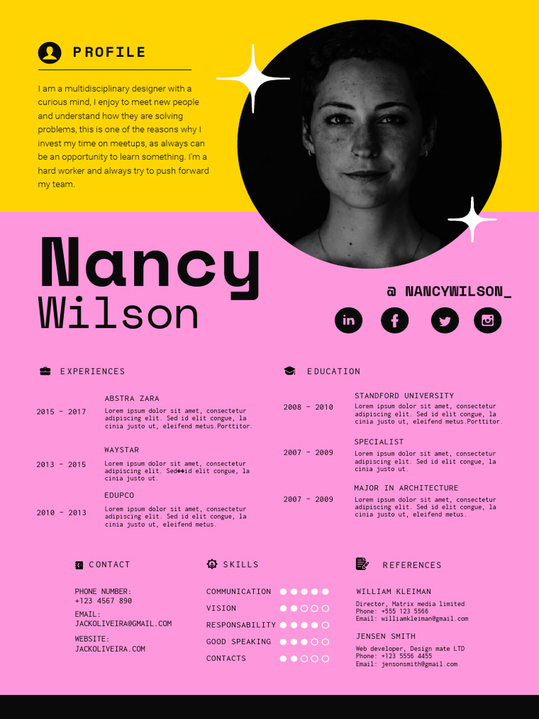 Resume A4 - Designer - 1 | PDF