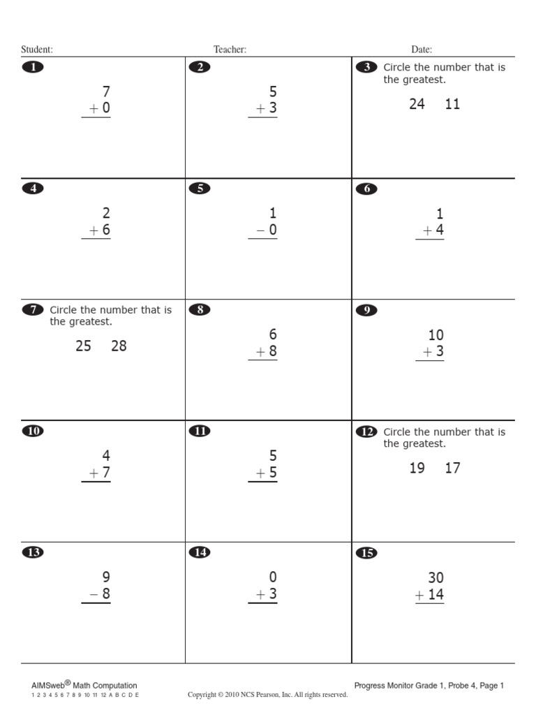 Grade 1 M-Comp Probes | PDF | All Rights Reserved | Civil Law (Common Law)