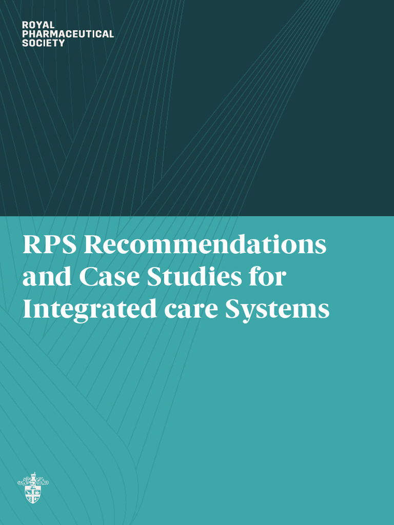 ICS Recommedations 220115 | PDF | Pharmacy | Pharmacist