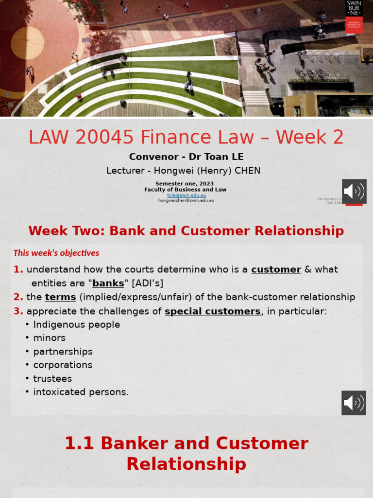 LAW20045 Lecturer Slides - Week Two Recordings | PDF | Law Of Agency ...