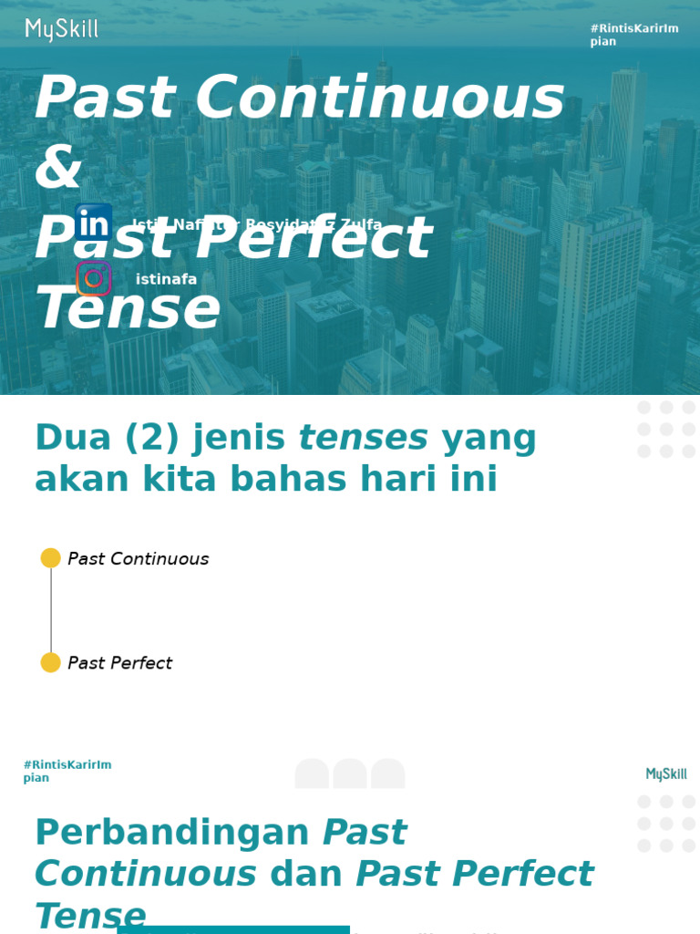 Past Continuous & Past Perfect Tense | PDF | Language Mechanics | Grammar