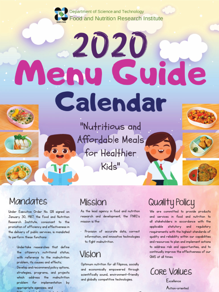 Nutritious Meals for Filipino Kids | PDF | Malnutrition | Tofu