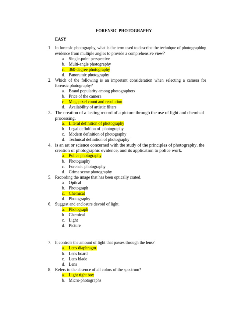 Forensic-Photography (Loyola, Carl) | PDF | Camera Lens | Camera