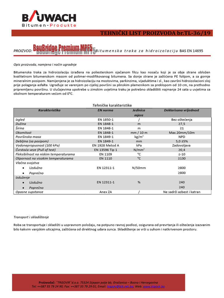 TL-44-19 BauBridge PF5 | PDF