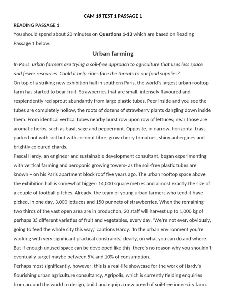 Urban Rooftop Farming in Paris | PDF | Stonehenge | Urban Agriculture