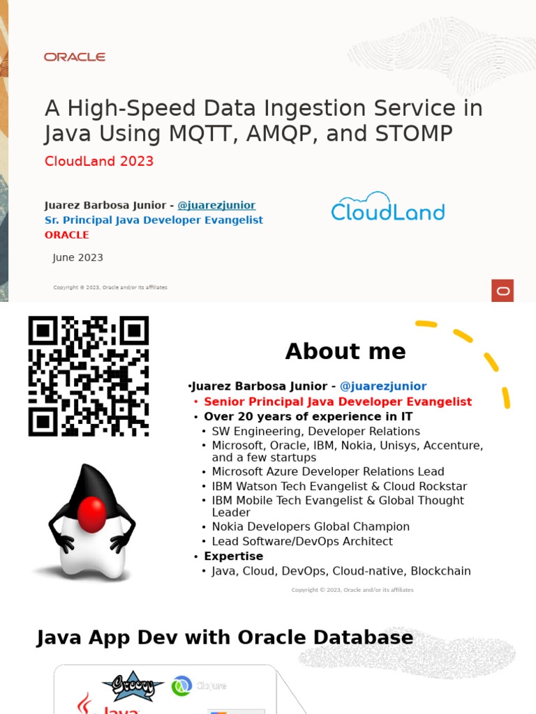CloudLand-A High-Speed Data Ingestion Service in Java Using MQTT, AMQP ... CloudLand-A High-Speed Data Ingestion Service in Java Using MQTT, AMQP ...