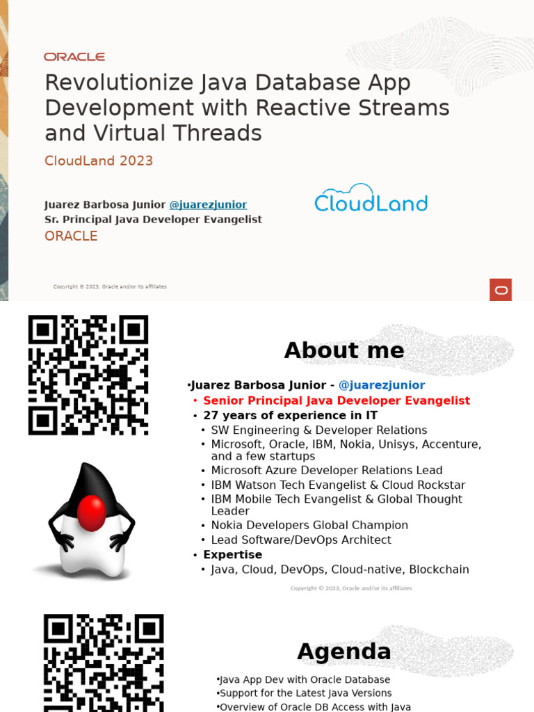 Cloudland Revolutionize Java Db Appdev With Reactive Streams And Virtual Threads Pdf Java
