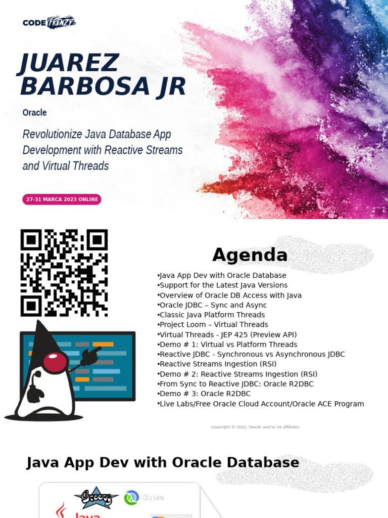 Codefrenzy Revolutionize Java Db Appdev With Reactive Streams And