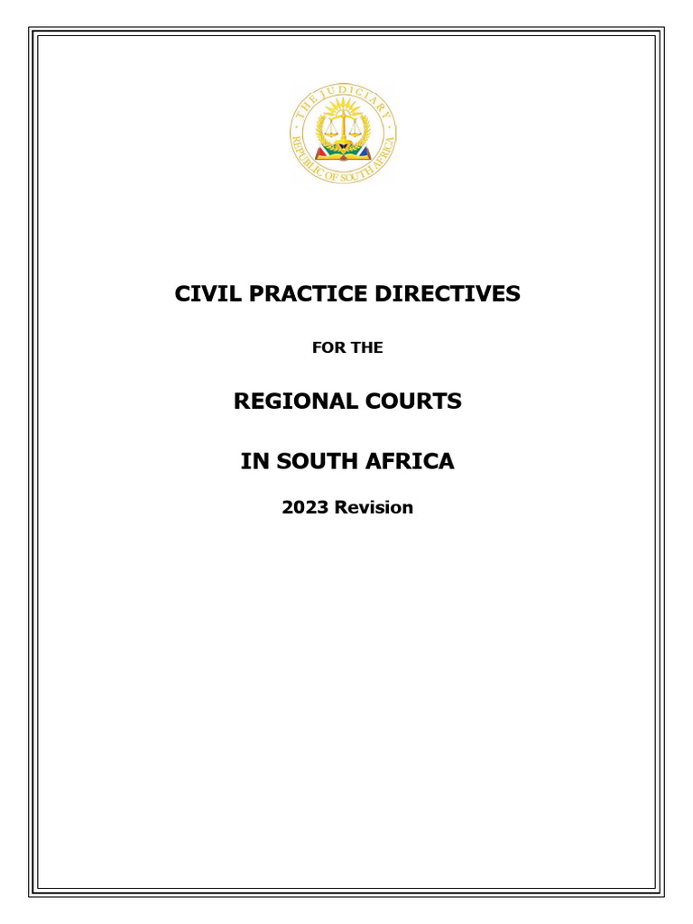 Updated-RC-Civil-practice-directives-2023 | PDF | Judgment (Law) | Trials