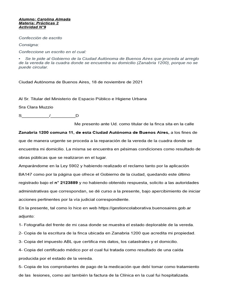 Pract 2 Act 9 | PDF | Buenos Aires | Gobierno