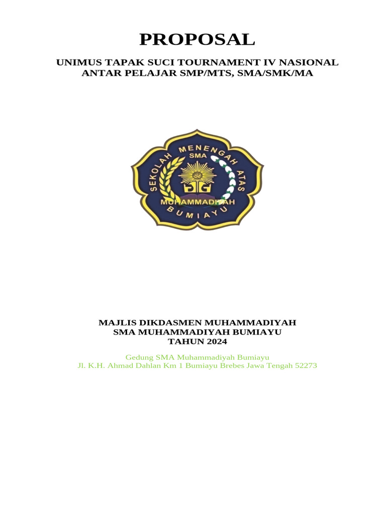 Proposal Popda Tahun 2021 | PDF