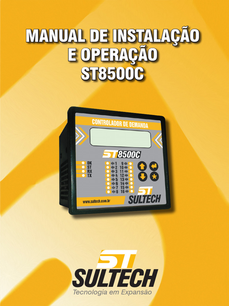 SULTECH - ST8500C Controlador de Demanda | PDF | Potência (Física) | Tempo