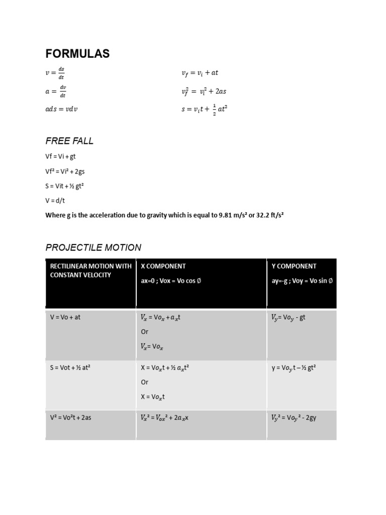 Practice Problems | PDF | Acceleration | Velocity