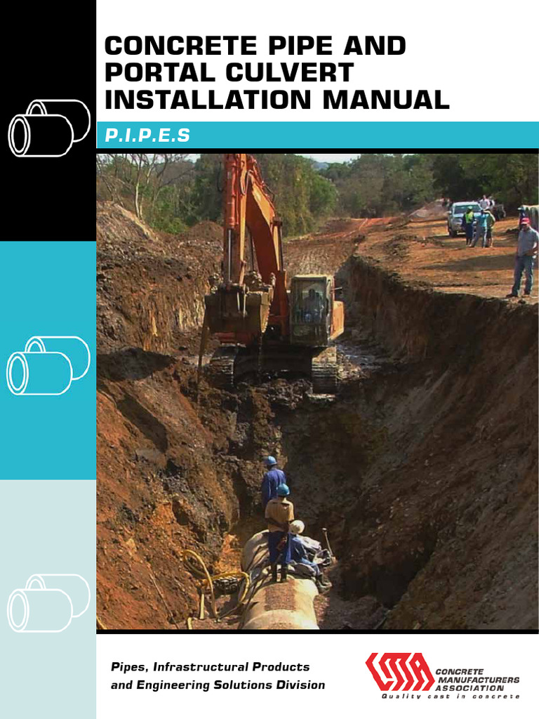 CMAConcrete Pipe Portal Culvert Intallation Manual | PDF | Concrete ...