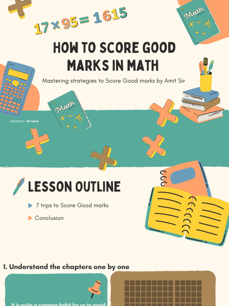 How to Score Good Marks in Maths | PDF | Mathematics | Reason