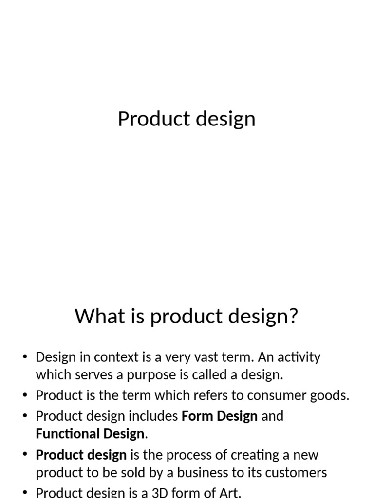 Product Design | PDF | Brainstorming | Design