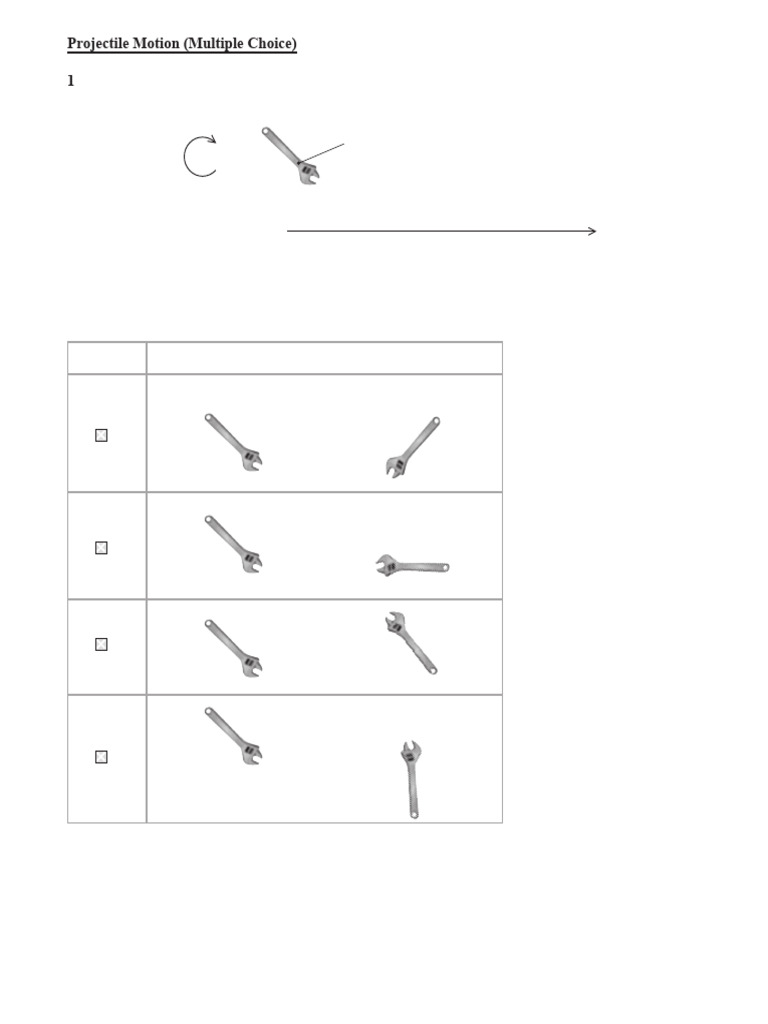 Projectile Motion Questions and Answers | PDF | Velocity | Projectiles