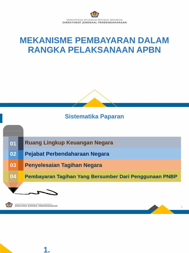 Mekanisme Pembayaran Dalam Rangka Pelaksanaan APBN - Edit | PDF | Bisnis | Pengelolaan Keuangan ...