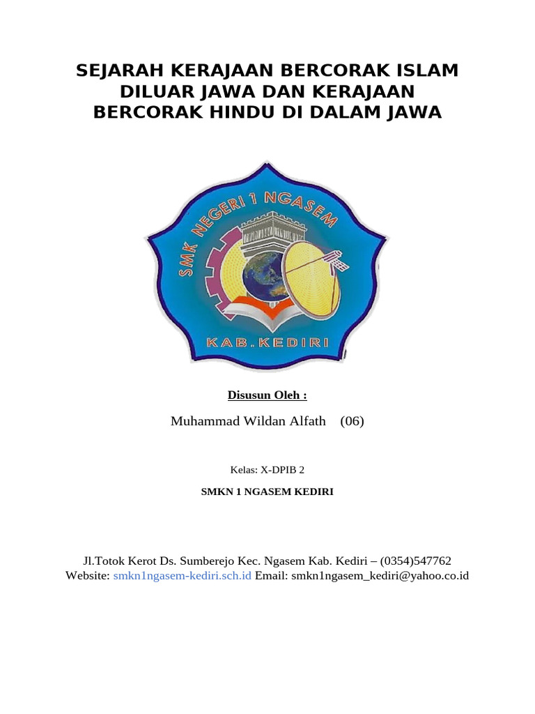 Sejarah Kerajaan Bercorak Islam Dan Kerajaan Bercorak | PDF