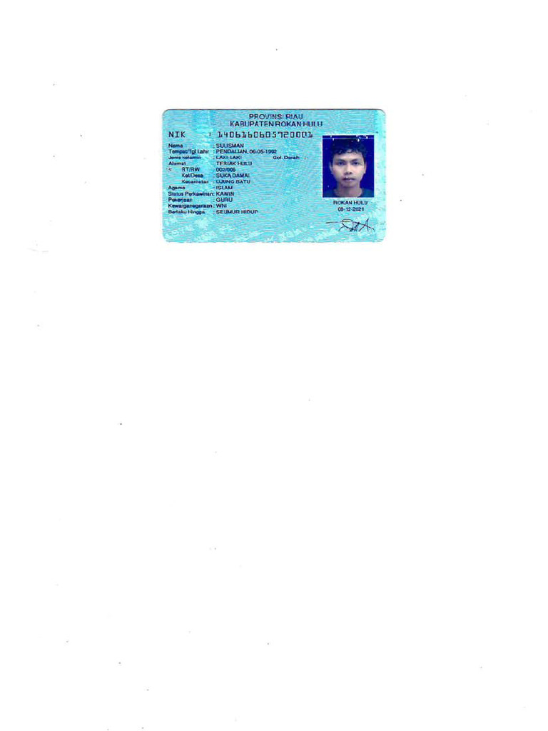 KTP Depan | PDF