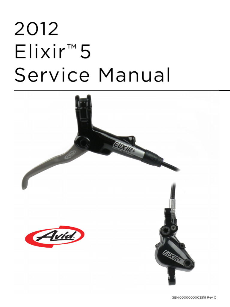Elixir 5 Service Manual English | PDF | Screw | Nut (Hardware)