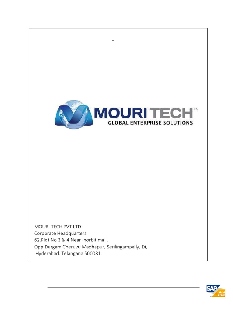 SAP_EWM_Configuration Guide Play Book | PDF | Warehouse | Enterprise Resource Planning