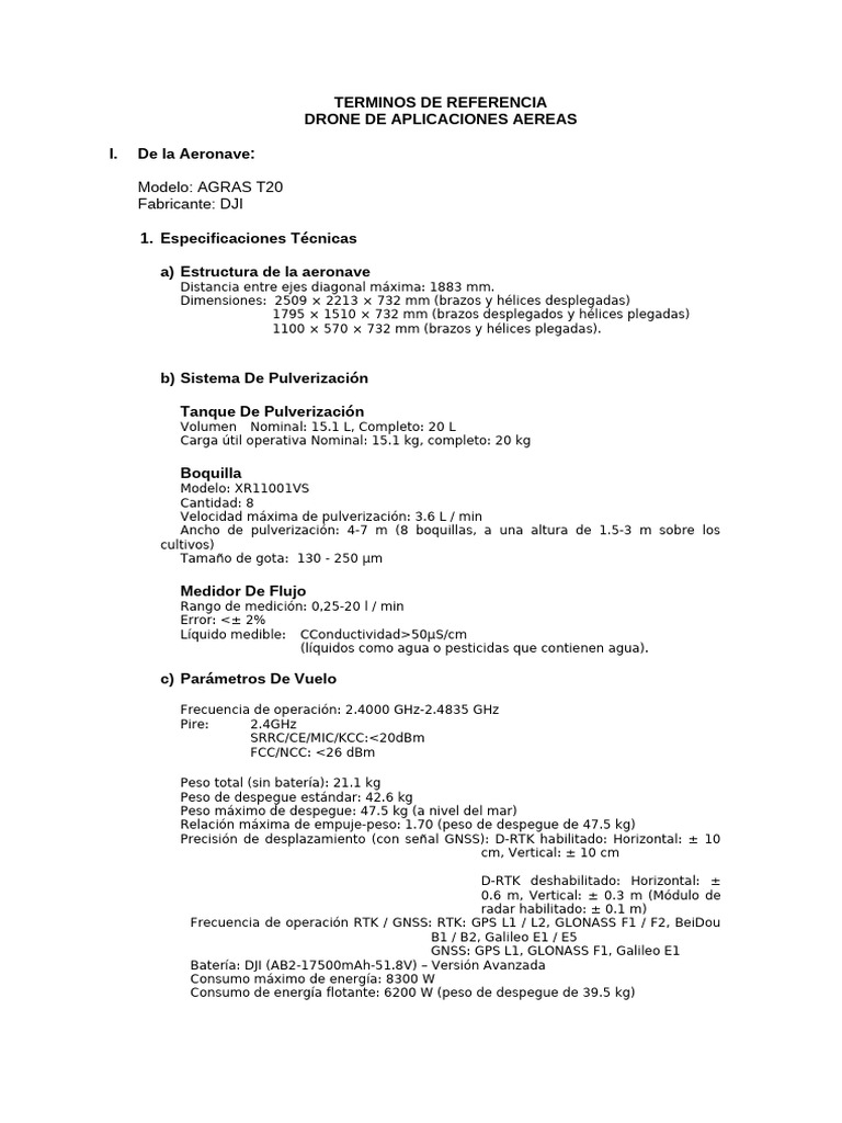 TDR Corporativas - Drone Aplicaciones Aereas - Ver. 4 | PDF | Tecnología