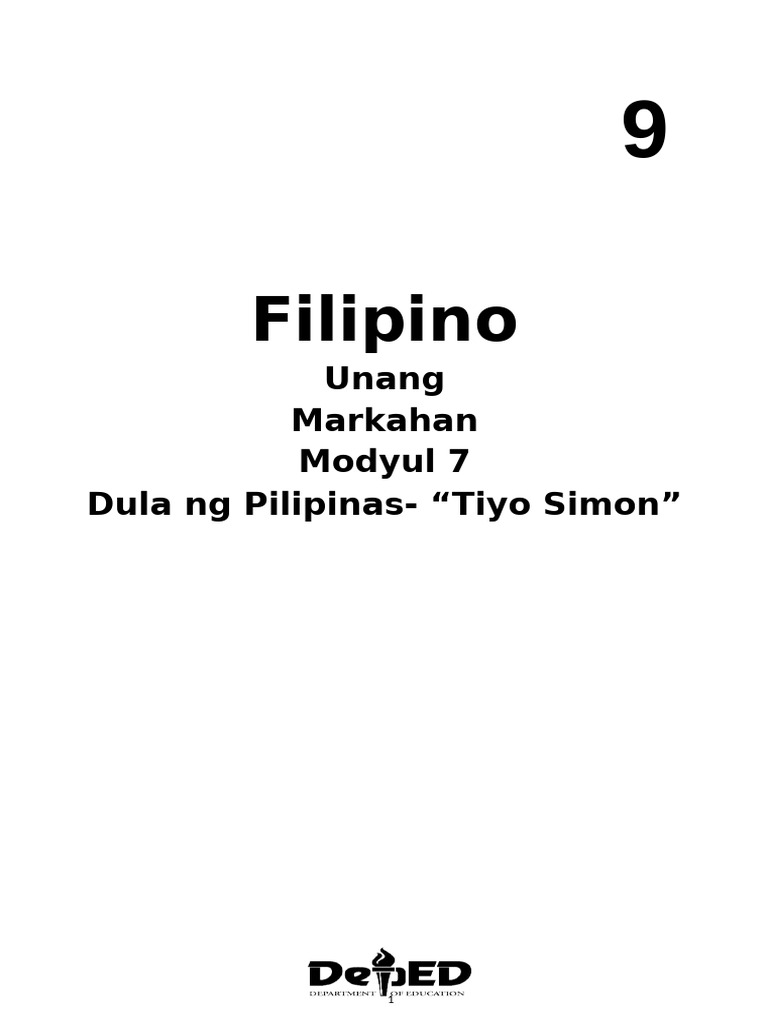 Filipino 9 Q1 M7 | PDF
