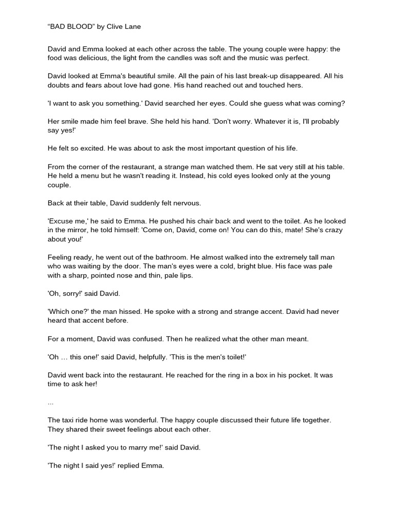 Bad Blood | PDF | Vampires